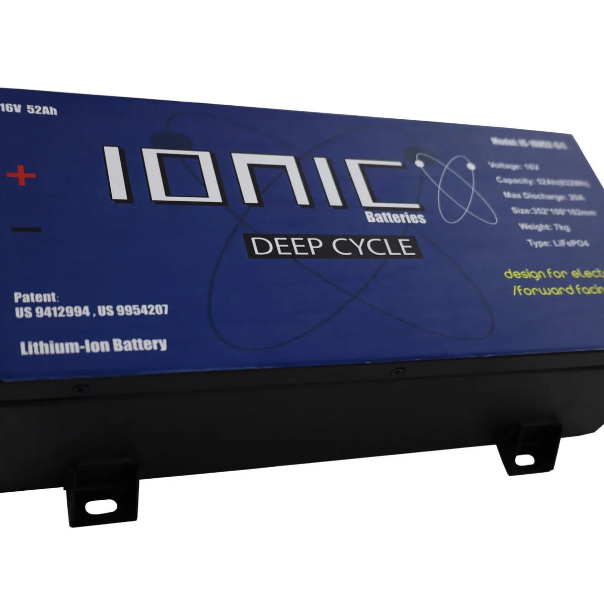 Ionic Lithium 16V 52Ah | Marine Electronics/Sonar LiFePO4 Battery + Ch ...