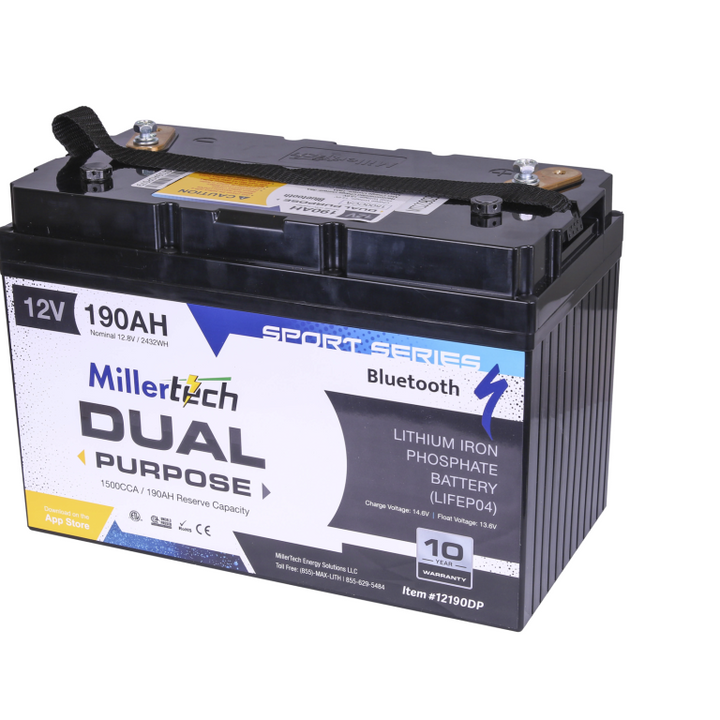 Millertech Lithium Batteries – Drewcraft Marine Products